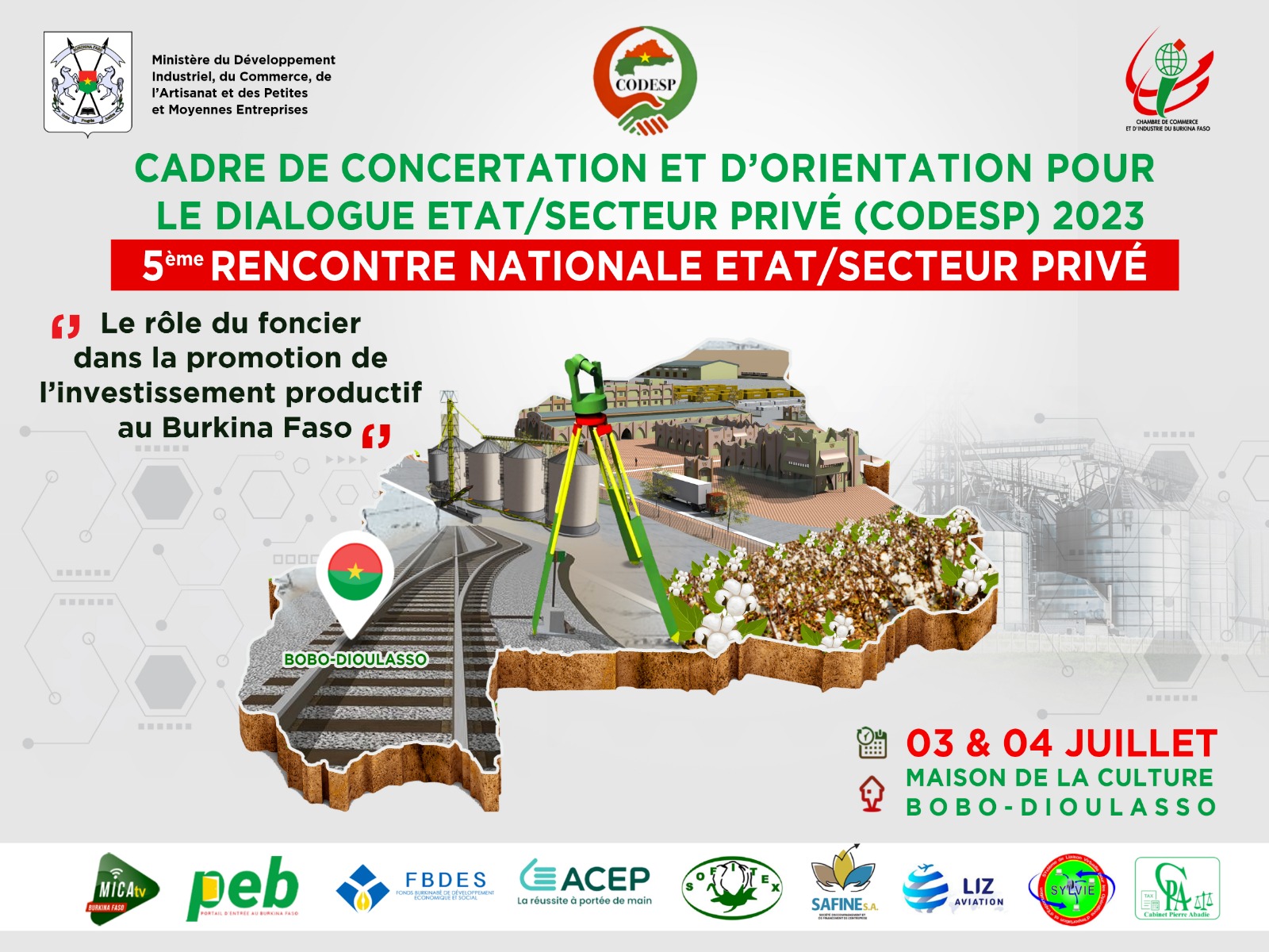 CODESP 2023 Chambre De Commerce Et De L Industrie Du Burkina Faso CODESP 2023 Chambre De Commerce Et De L Industrie Du Burkina Faso